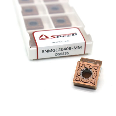 Square Tungsten Carbide Inserts For Turning Steel SNMG For Metalworking