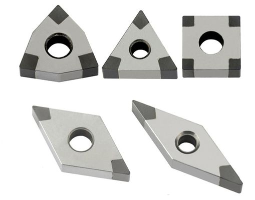 High Finish PCD Diamond Inserts , CBN Diamond Turning Inserts