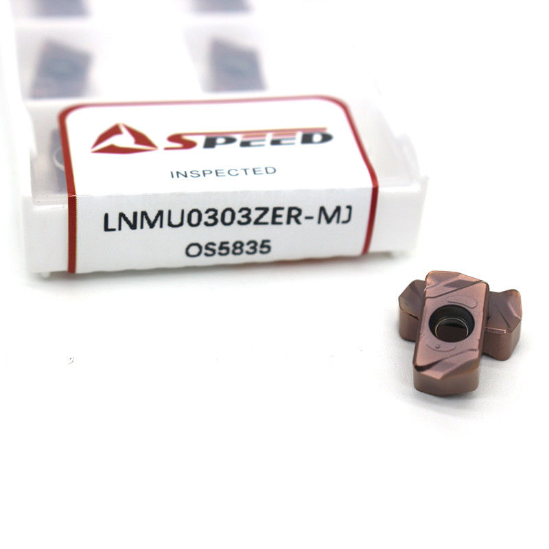 Steel and Stainless Steel High Feed Milling Inserts LNMU Inserts with ...