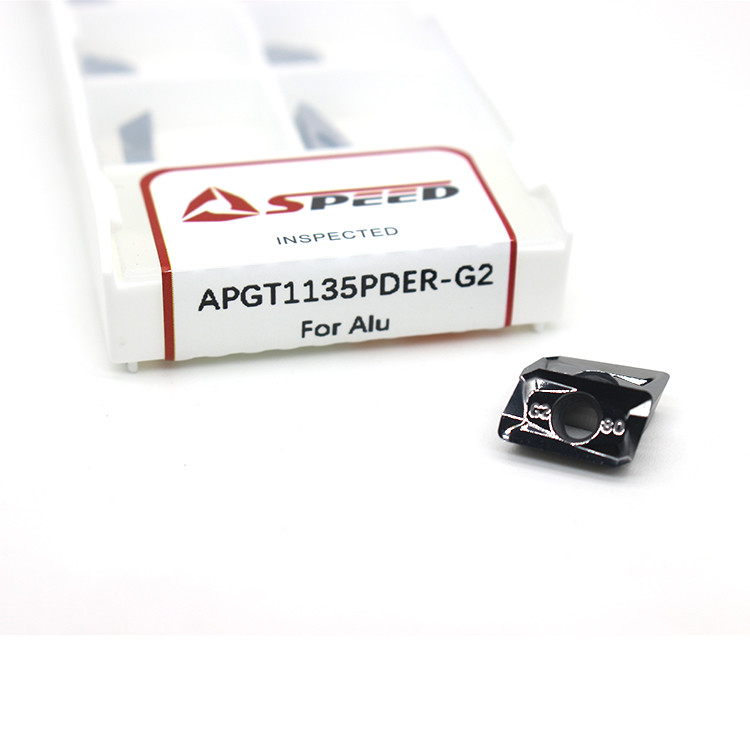Milling Carbide Inserts For Aluminium , Square Turning Inserts APGT1135
