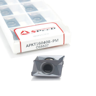 Cemented Indexable Milling Inserts , Apkt 1604 Carbide Inserts For ...