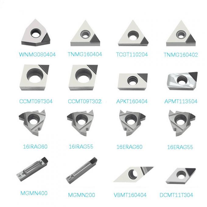 High Finish PCD Diamond Inserts , CBN Diamond Turning Inserts