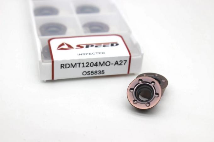 Thread Rdmt1204 Round Milling Inserts Durable Pvd Coating For Cutter